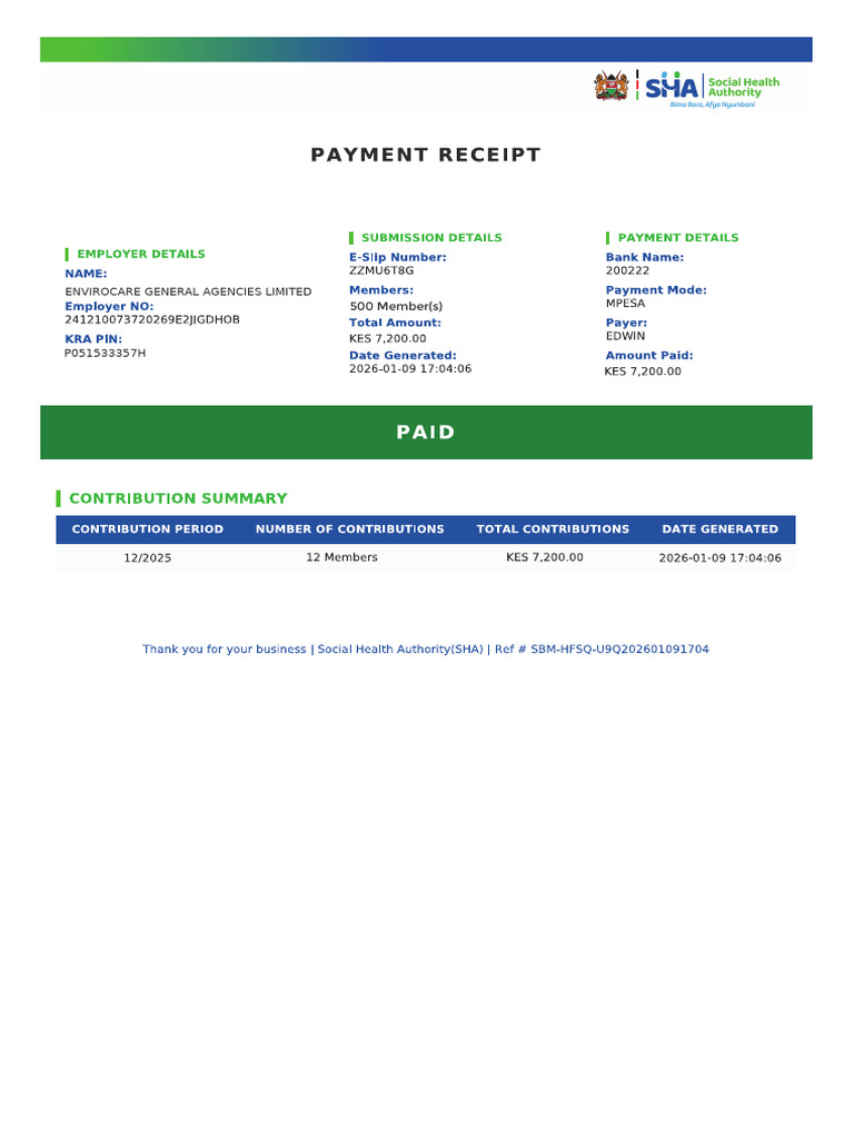 Sha Payments | PDF