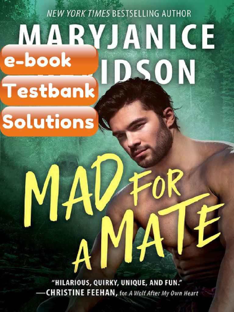 Testbank Mad for a Mate Maryjanice Davidson Fast Download | PDF ...