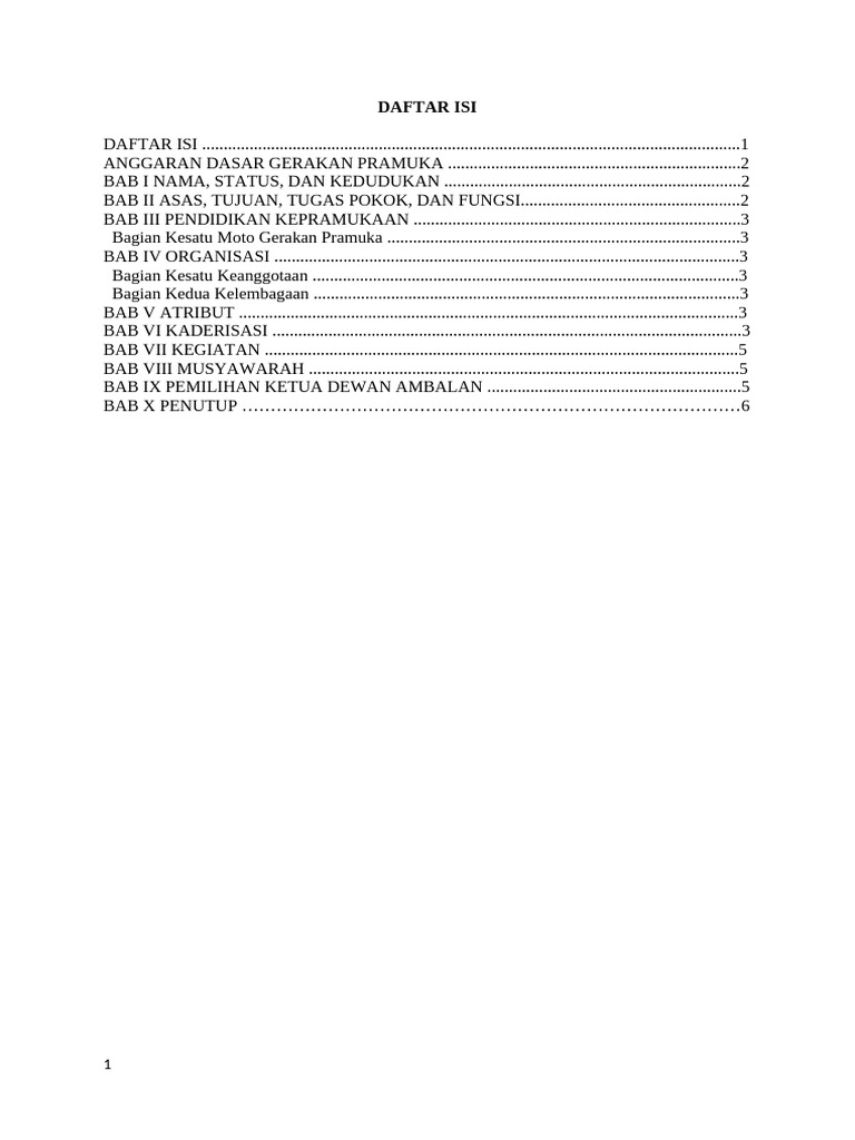 AD & ART Pramuka Anwarul Haromain Dewan Ambalan | PDF