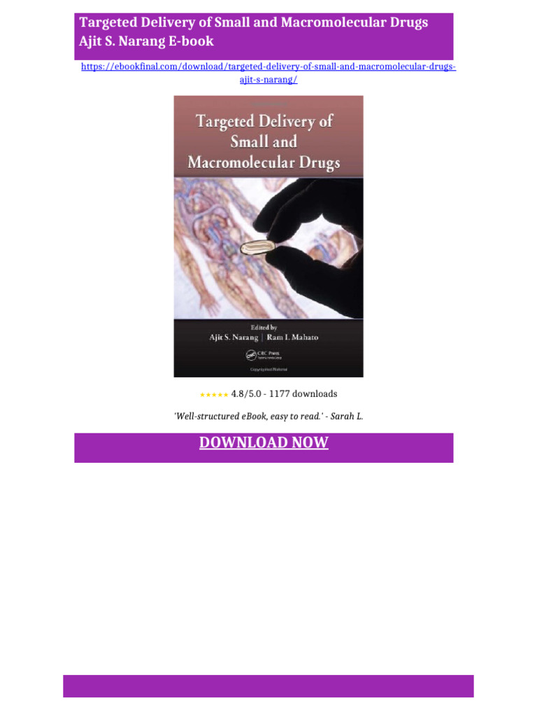 Targeted Delivery of Small and Macromolecular Drugs Ajit S. Narang ...