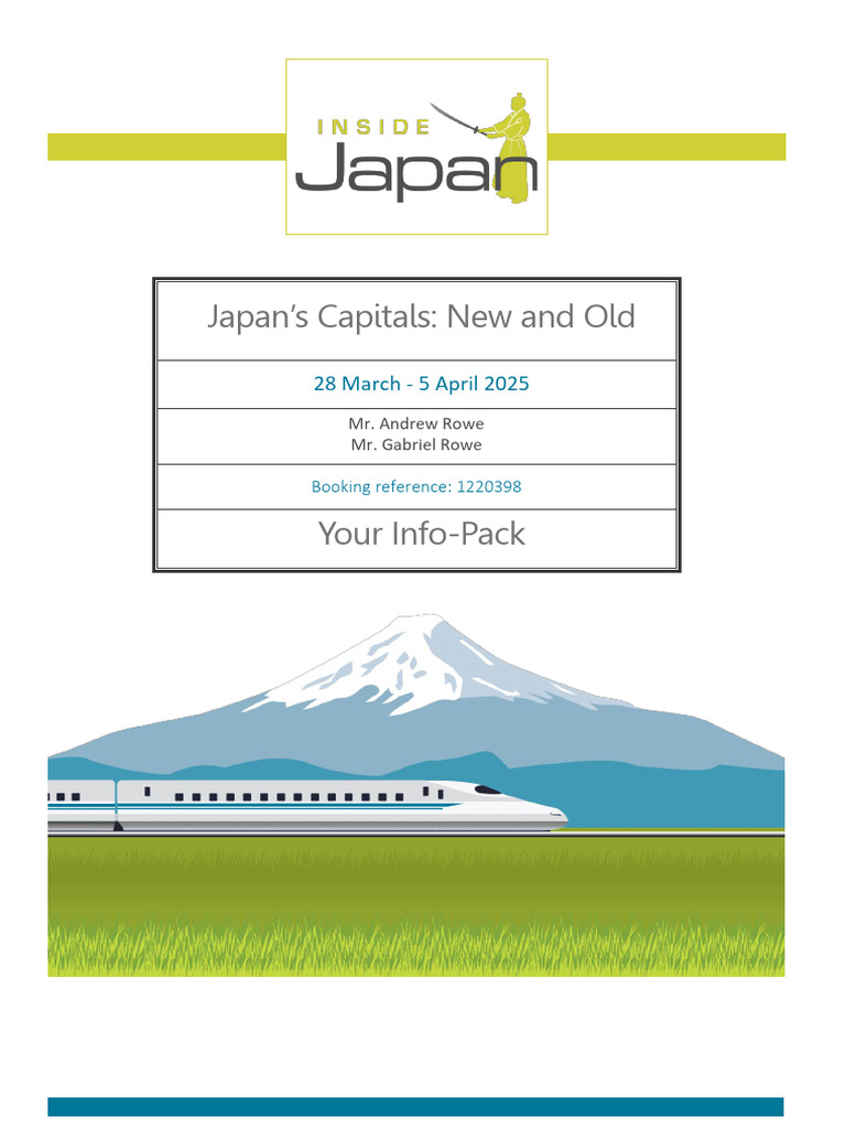 Inside Japan Sample Info Pak | PDF