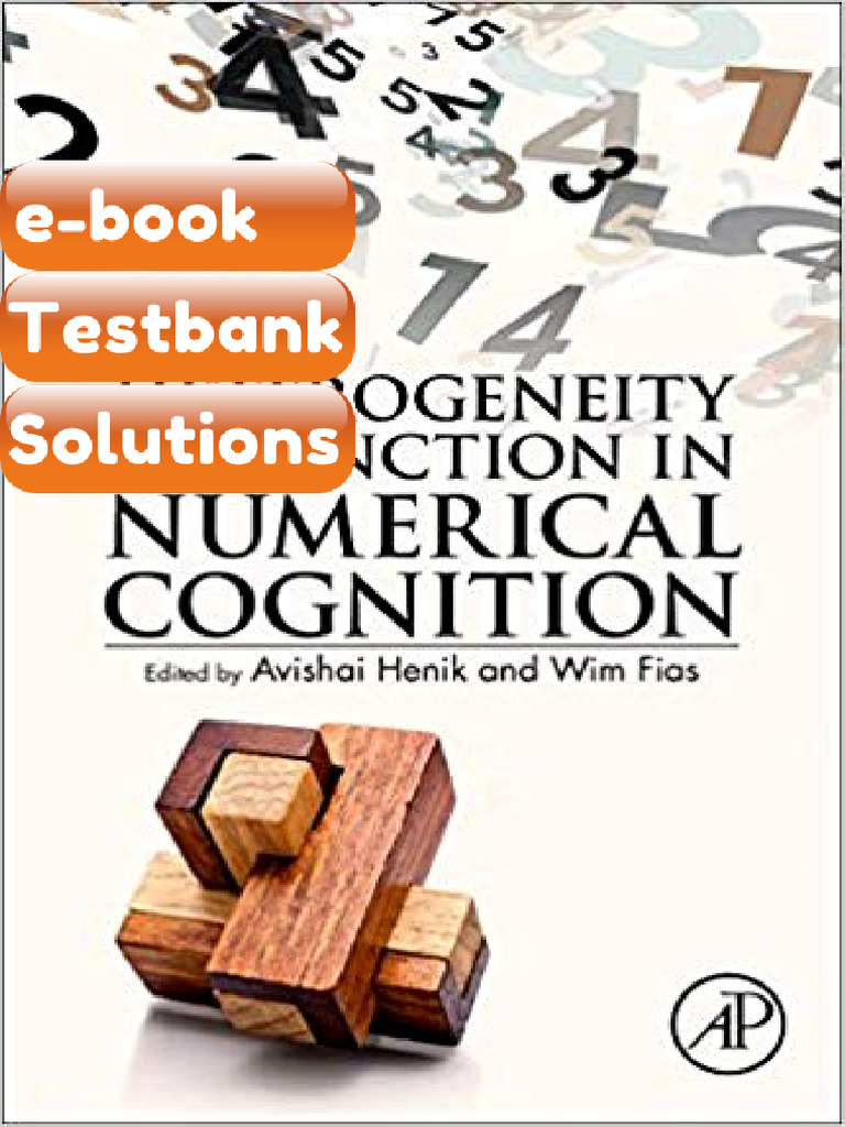 eBook & Testbank Heterogeneity of Function in Numerical Cognition by ...