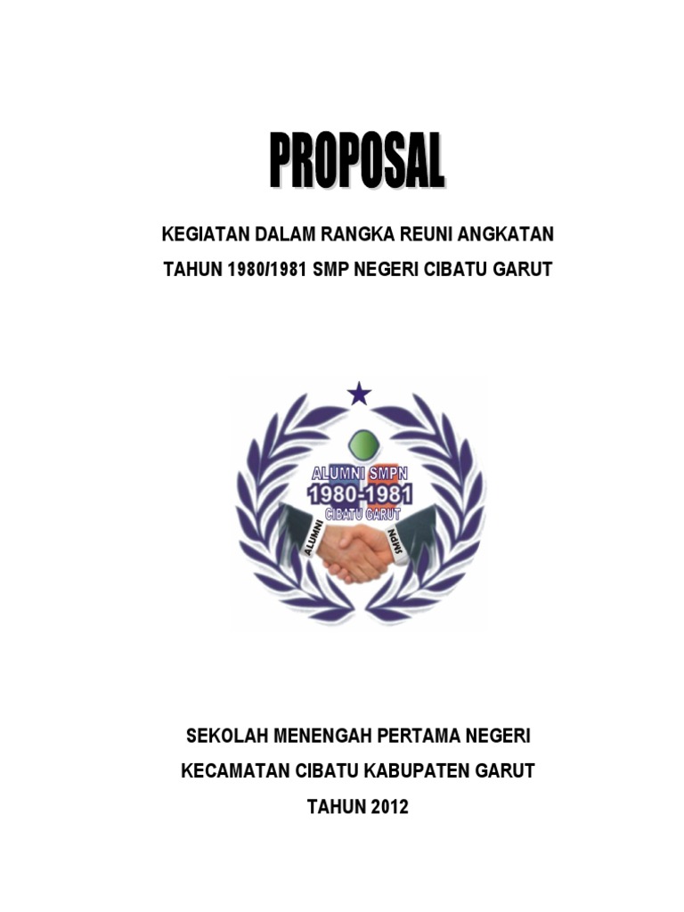 Proposal Reuni SMP | PDF