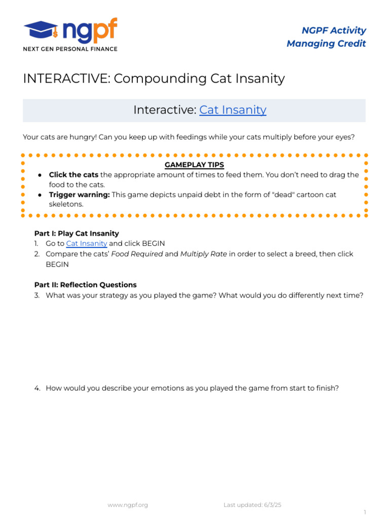 INTERACTIVE - Compounding Cat Insanity | PDF