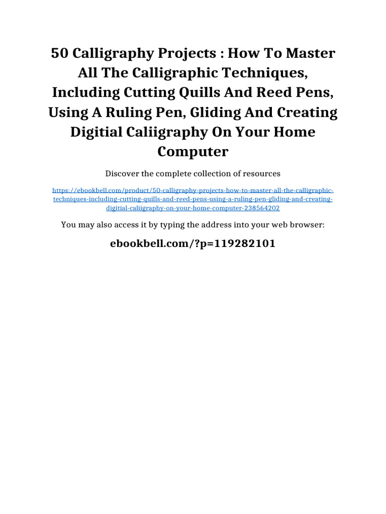 50 calligraphy projects : how to master all the calligraphic techniques ...