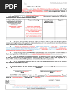 PDEA Joint Affidavit Form Guide | PDF | Affidavit | Justice