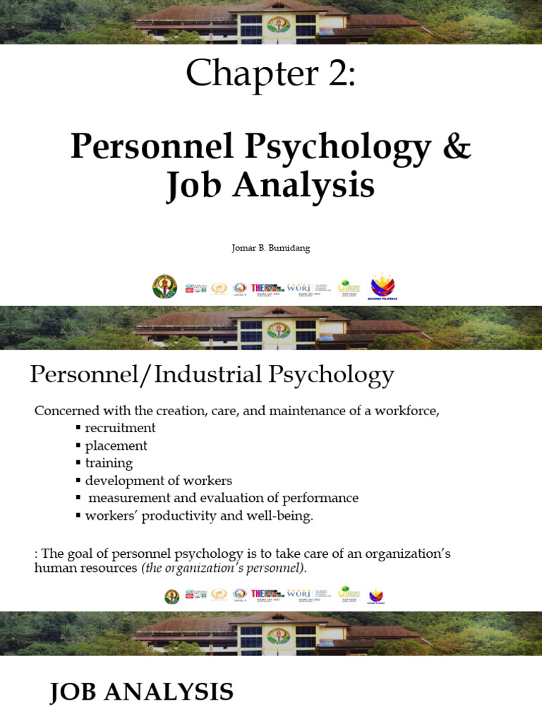 Chapter 2 Human Personnel Job Analysis Part 1 | PDF | Business ...