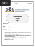 Grade 7 Mathematics Term 2 Exam 2024 | PDF | Mathematics | Arithmetic
