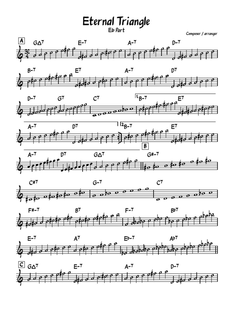 Eternal Triangle Chord Scales | PDF