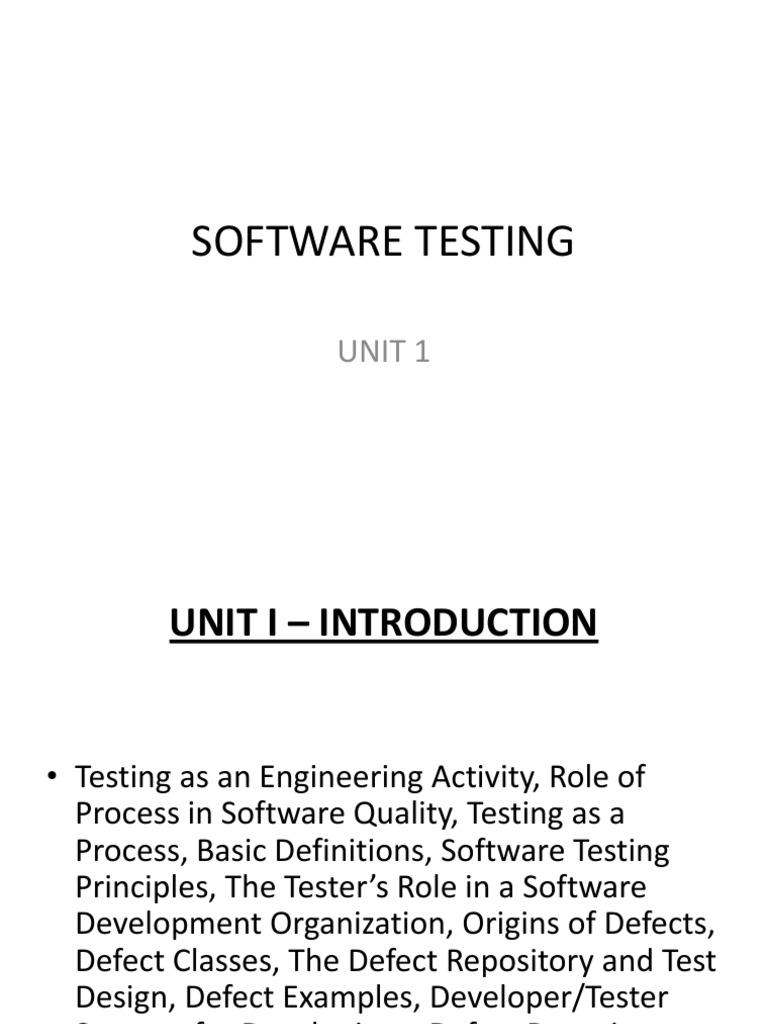 Software Testing | Download Free PDF | Software Testing | Software Bug