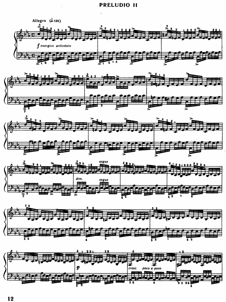 Bach Horosho Temperirovannyy Klavir Red. Mudzhellini Do Minor Tom 1 | PDF