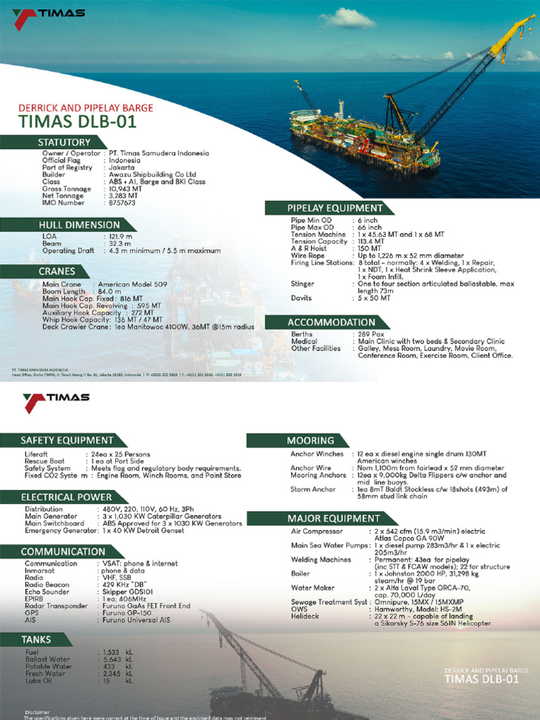 DLB01 Spec Sheet | PDF