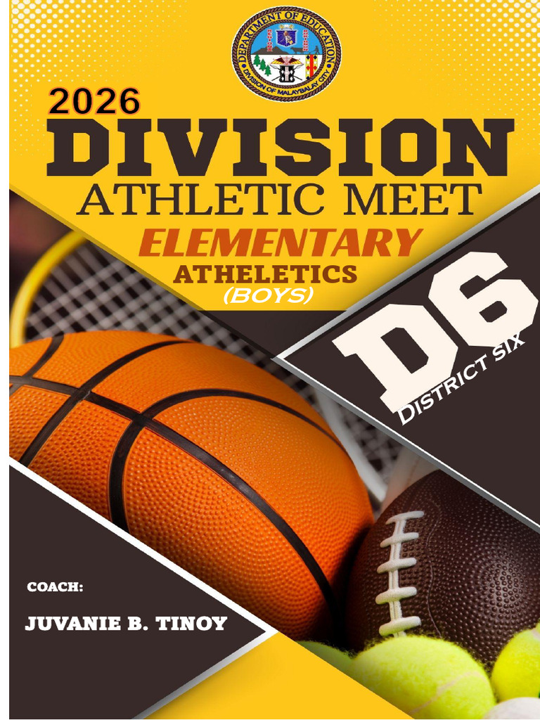 Athletic Meet Cover Page | PDF