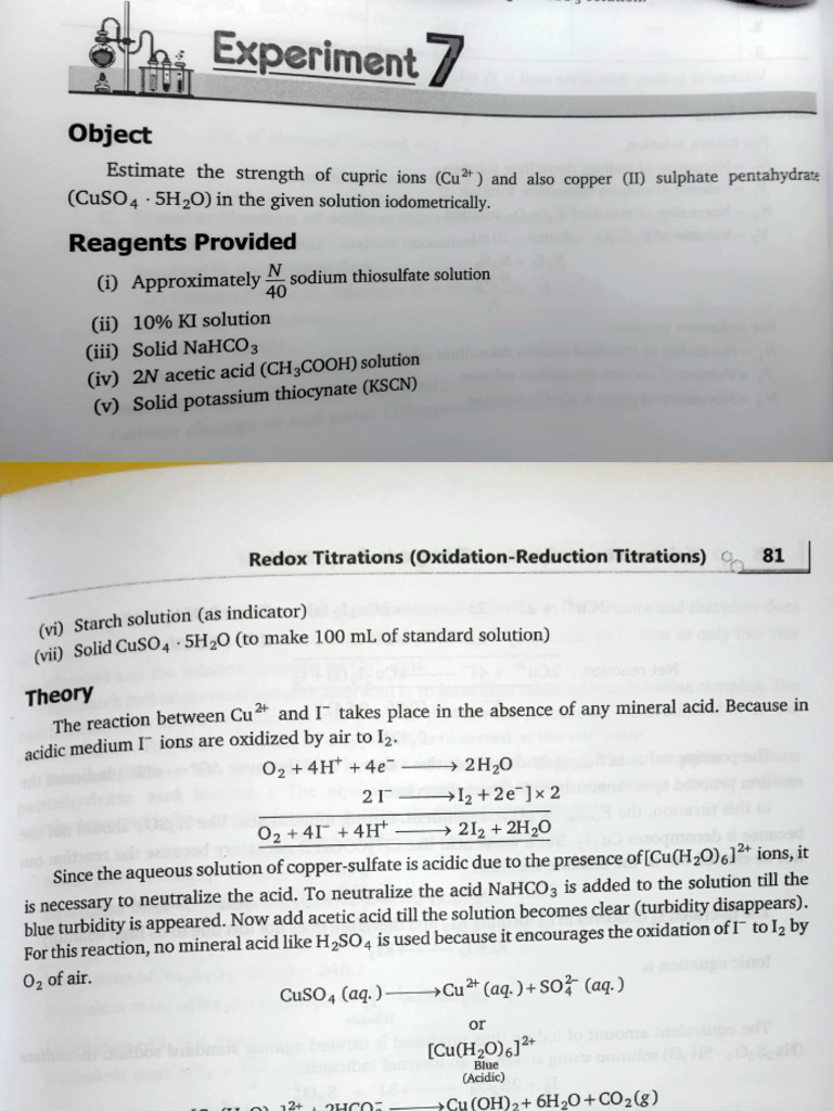 Iodometric Titration | PDF
