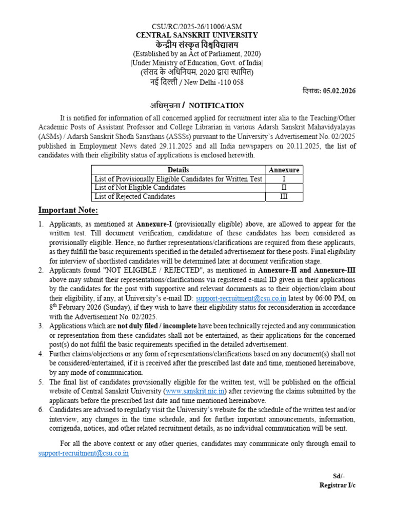 Notification | PDF
