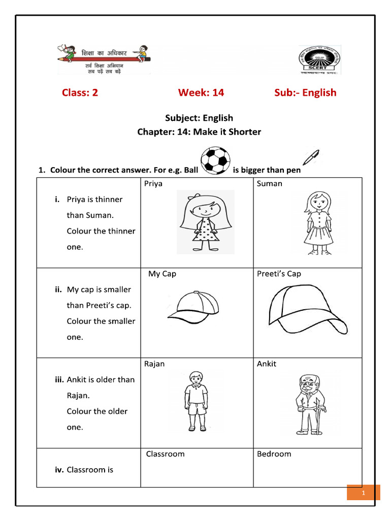 Week 14 Grade 2 English | PDF