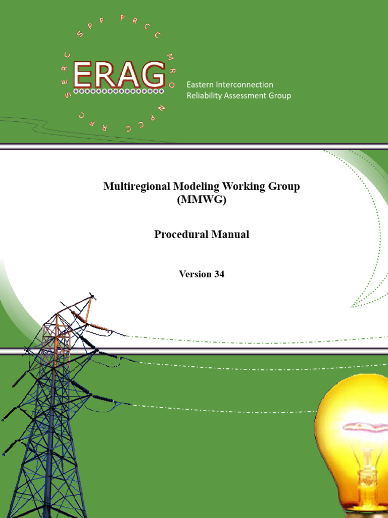 ERAG MMWG Procedural Manual v34 | PDF | Electric Power Transmission ...