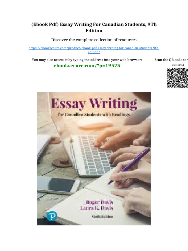 (eBook PDF) Essay Writing for Canadian Students, 9th Edition available ...