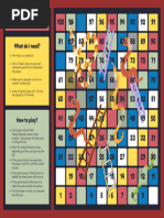 Snakes and Ladders Game Mechanics | PDF