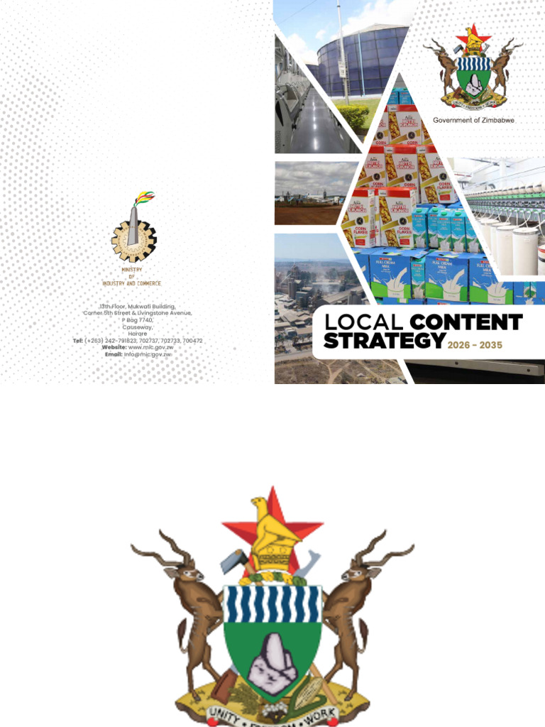 Local Content Strategy (2026-2035) | PDF | Sustainability | Policy