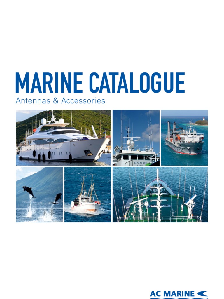 Marine Catalogue | PDF | Ultra High Frequency | Antenna (Radio)