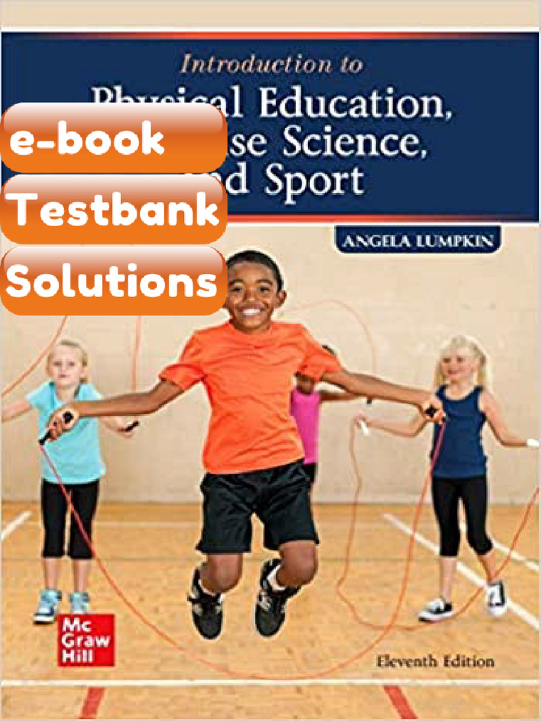 eBook & Testbank Introduction to Physical Education Exercise Science ...
