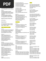 How Excellent Is Your Name Lyrics | PDF