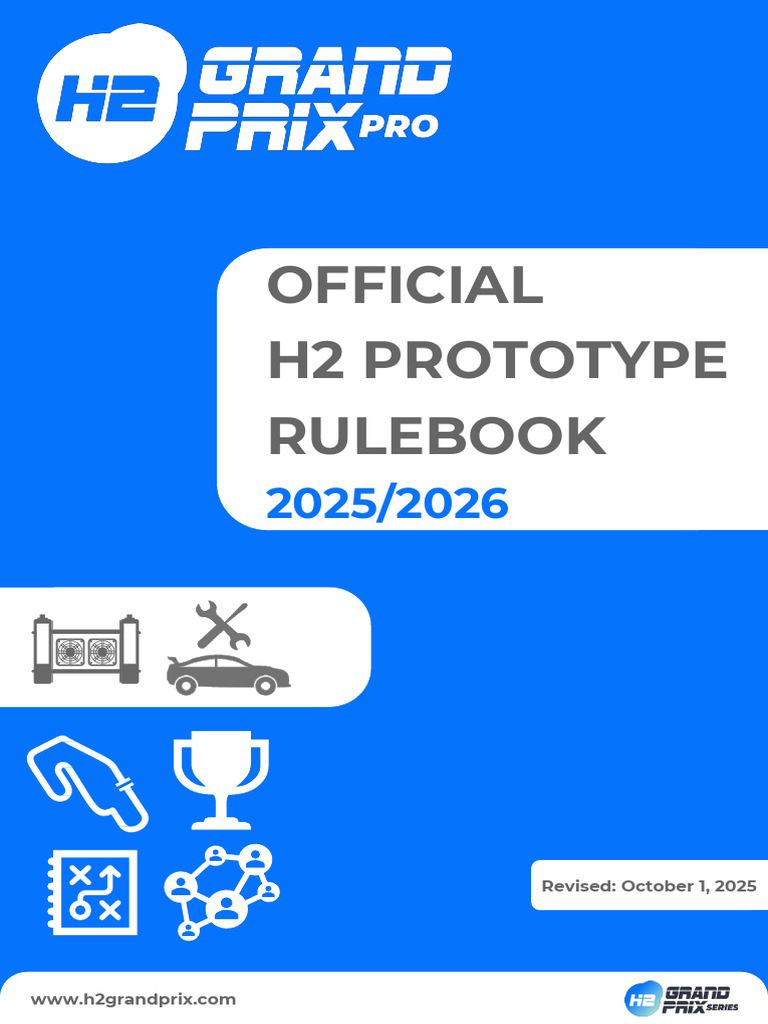 2025-2026 H2GP Rulebook - Prototype | PDF | Vehicle Technology ...