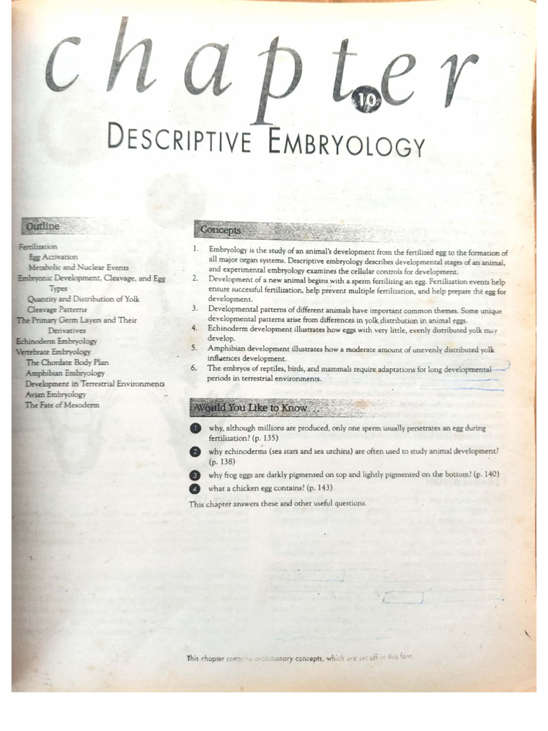 Embryology | PDF