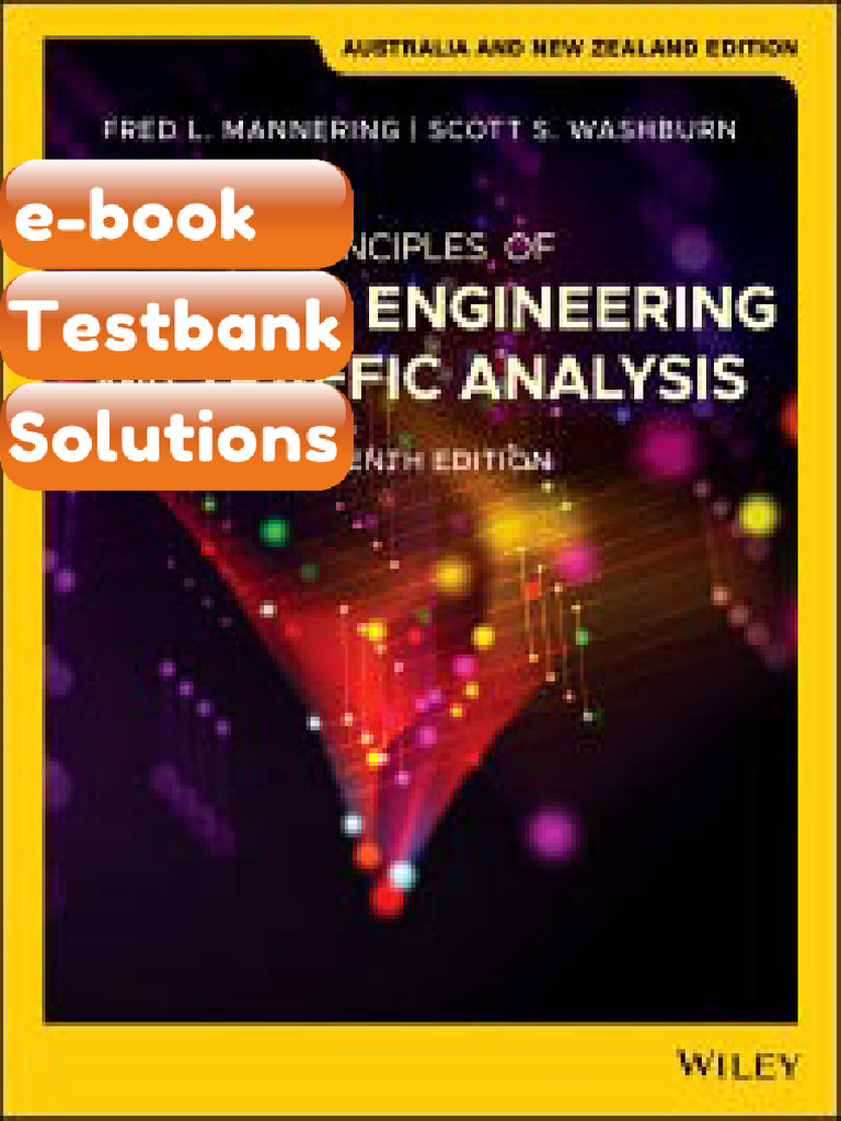 eBook & Testbank Principles of Highway Engineering and Traffic Analysis ...