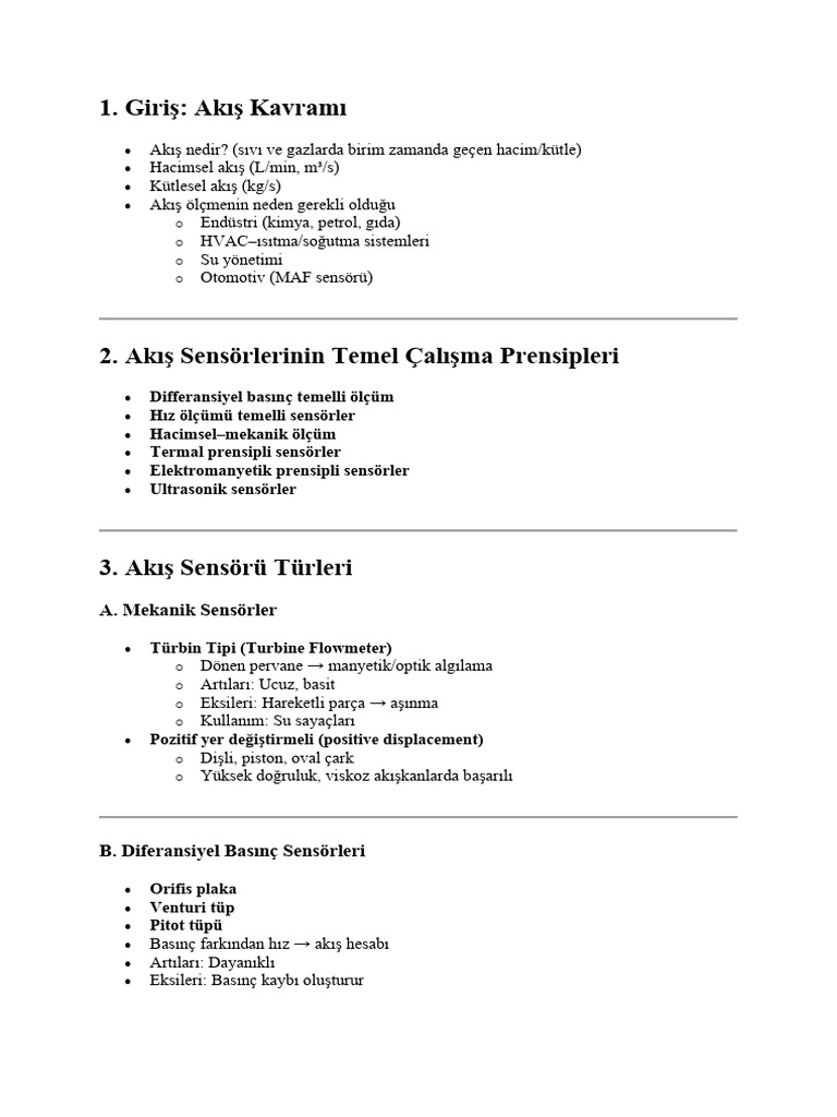 Flow Sensors | PDF