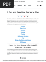 10,000 Dice Game Rules Explained | PDF