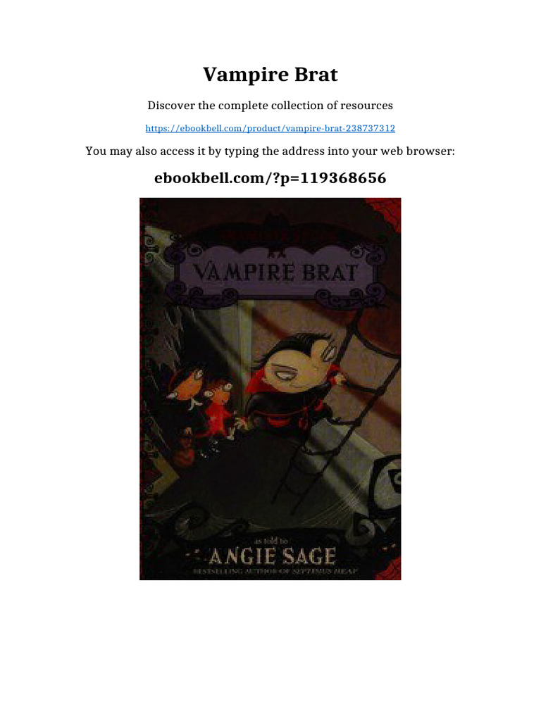 Vampire brat full digital chapters | PDF | Intellectual Property