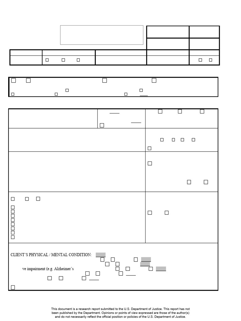 Elder Abuse Assessment Form | PDF