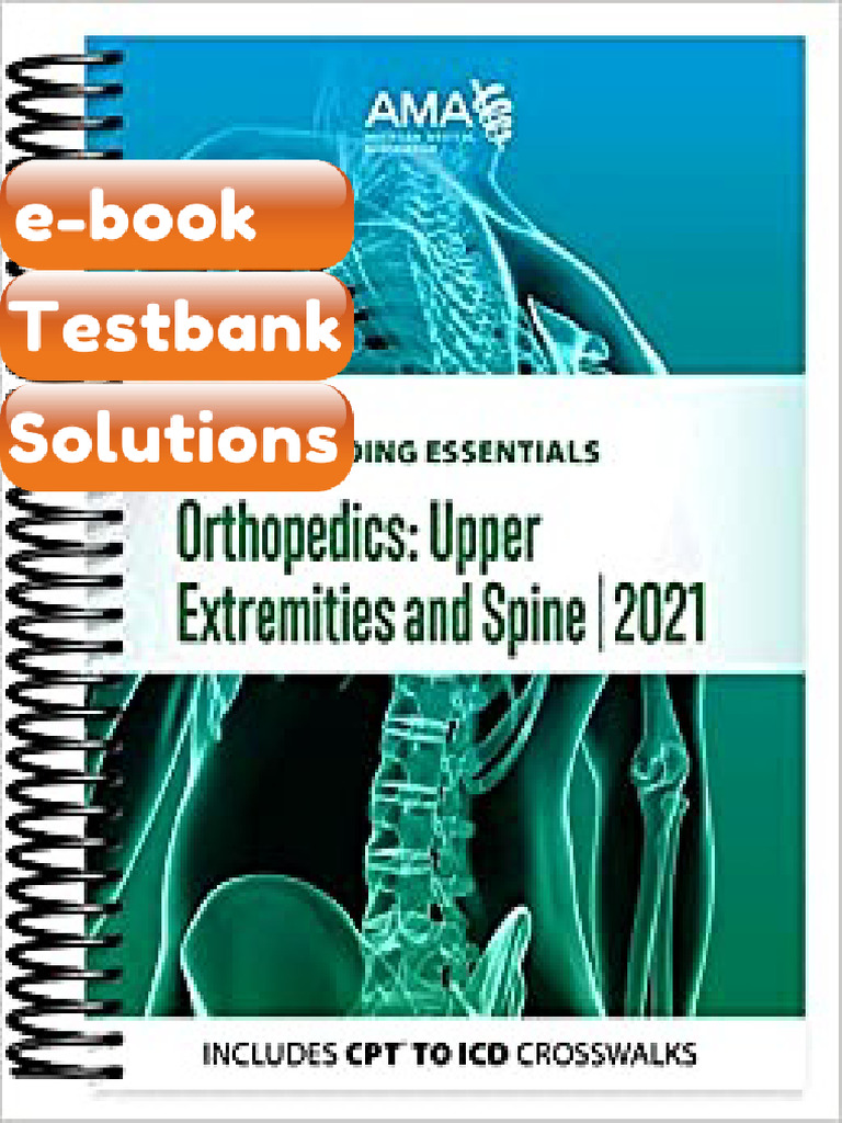eBook & Testbank CPT Coding Essentials for Orthopaedics Upper and Spine ...