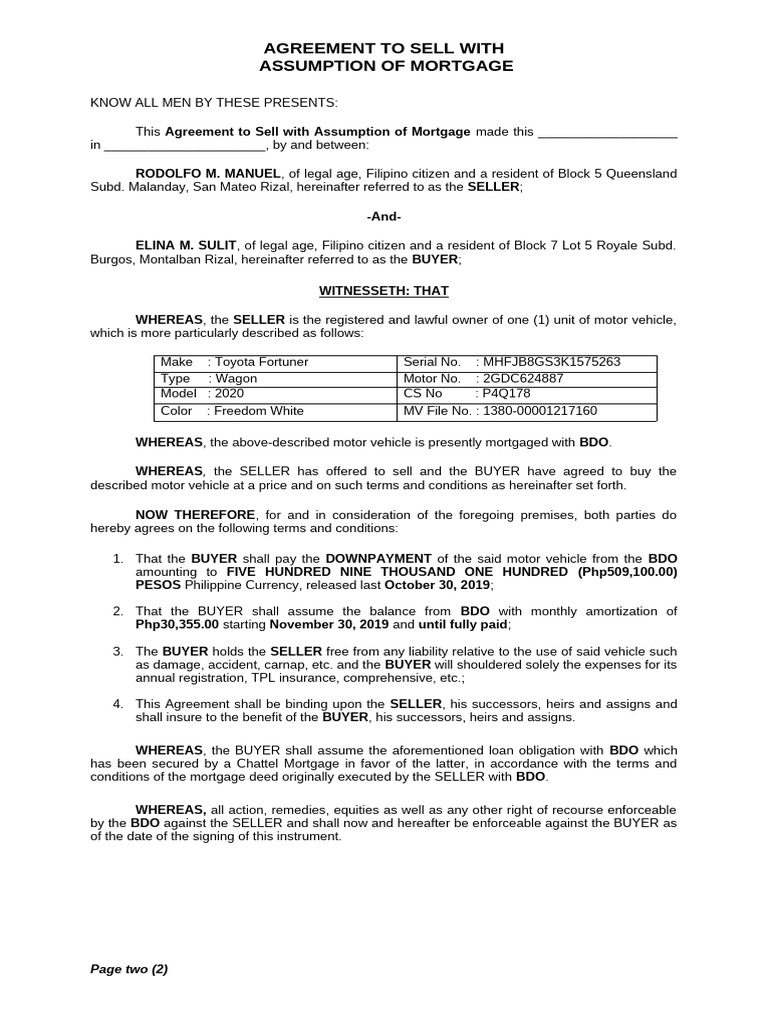 Assume Balance | PDF | Mortgages | Mortgage Law