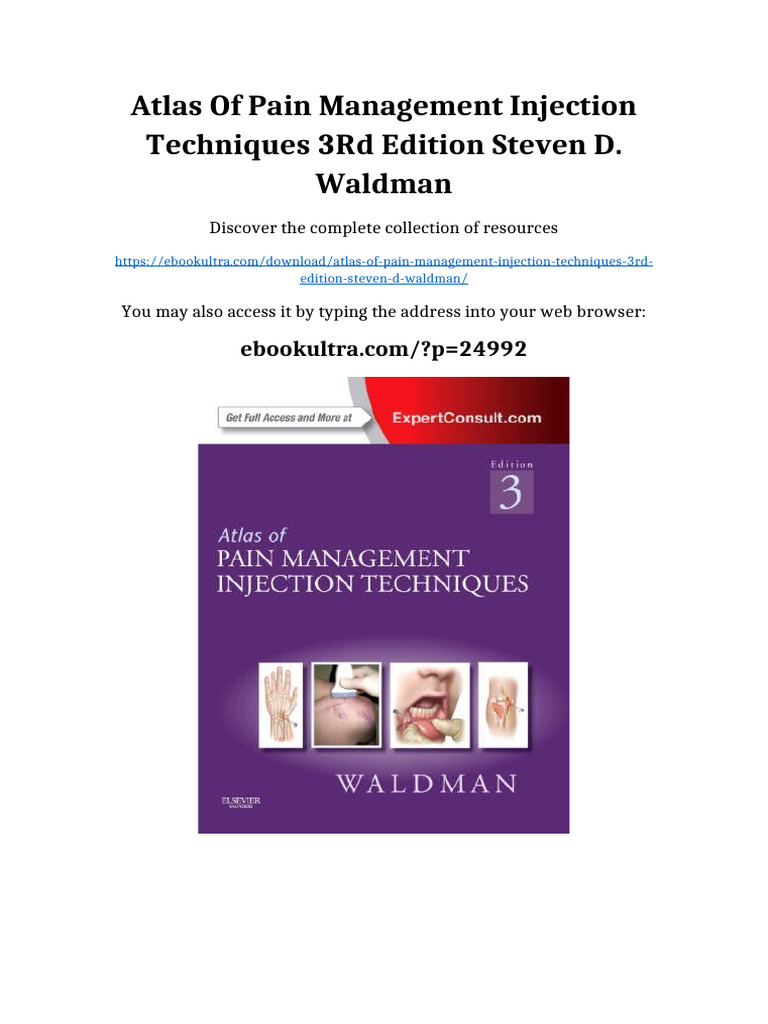 Atlas of Pain Management Injection Techniques 3rd Edition Steven D ...