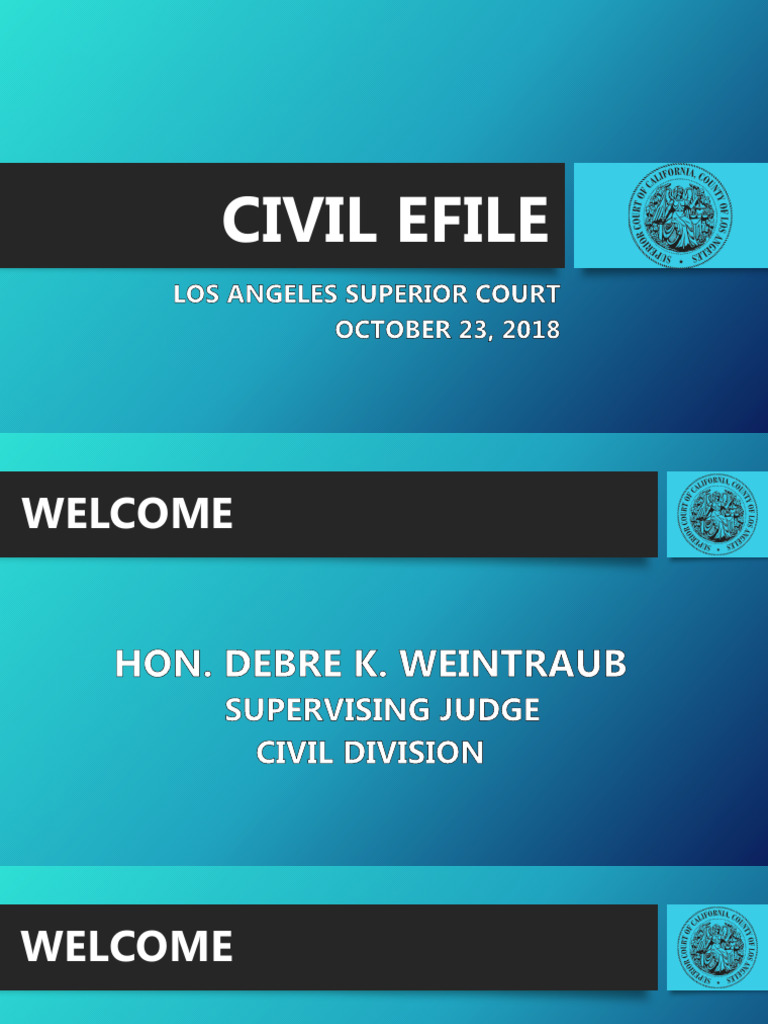 Civil Efile | PDF