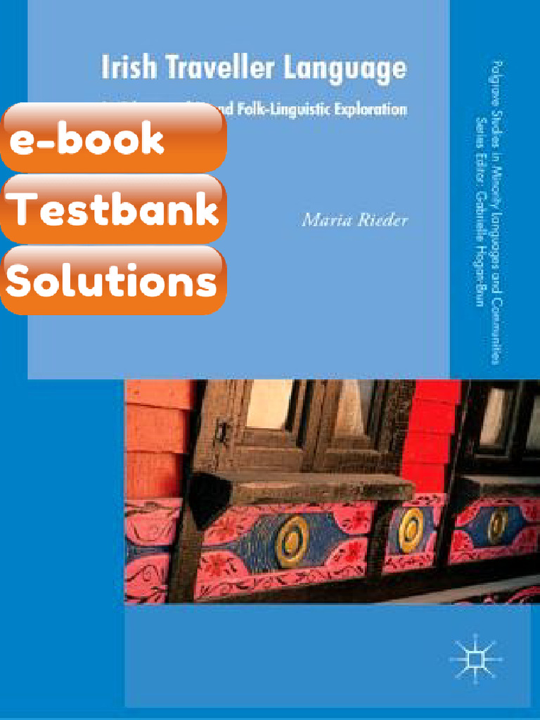 Testbank Irish Traveller Language an Ethnographic and FolkLinguistic ...