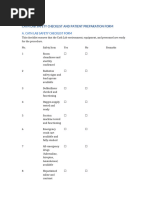 Pre Cath Lab Checklist and Protocols | PDF