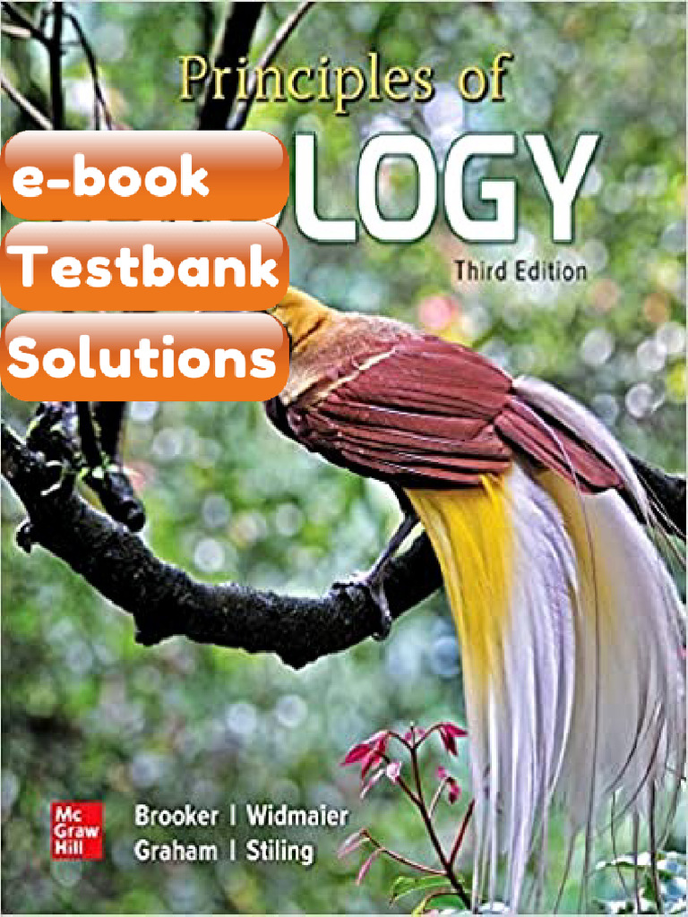eBook & Testbank Principles of Biology 3rd Edition by Robert Brooker ...