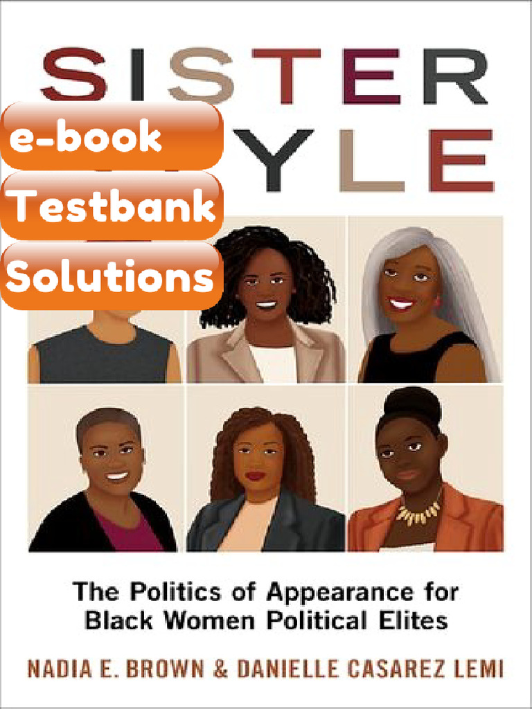Testbank Sister Style the Politics of Appearance for Black Women ...
