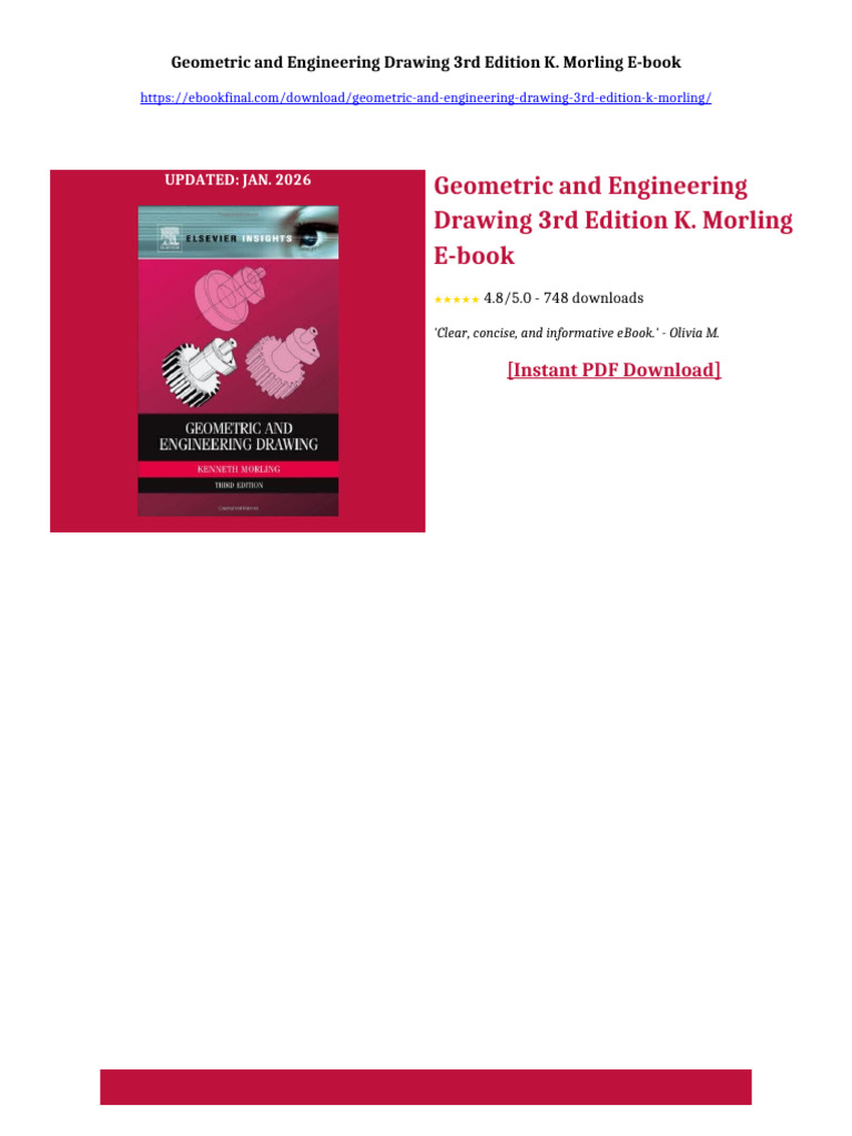 Geometric and Engineering Drawing 3rd Edition K. Morling Ebook Easy ...