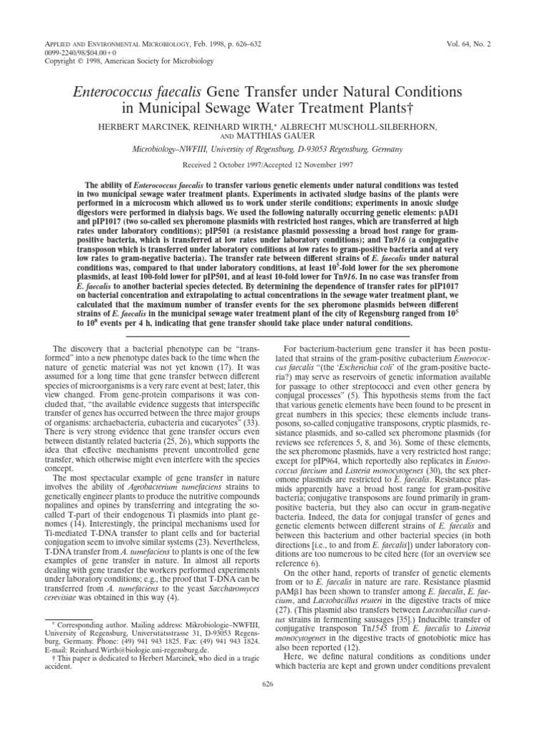1998 Marcinek | PDF | Plasmid | Bacteria