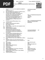 RTO Form 20: Vehicle Registration Application | PDF | Semi Trailer ...