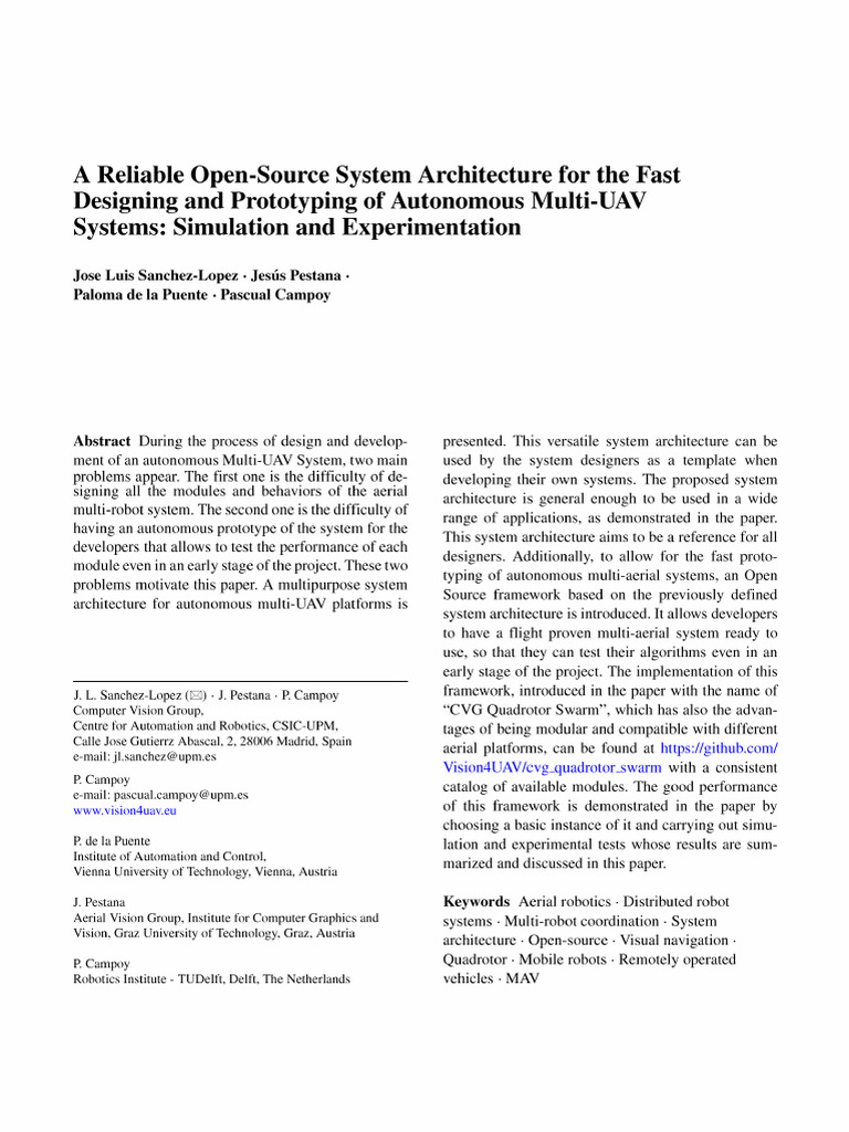 202x a Reliable Open-Source System Arhitecture for the Fast Designing ...