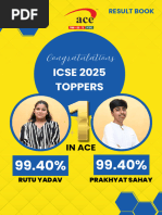 ICSE Class 10 Toppers List 2025 | PDF
