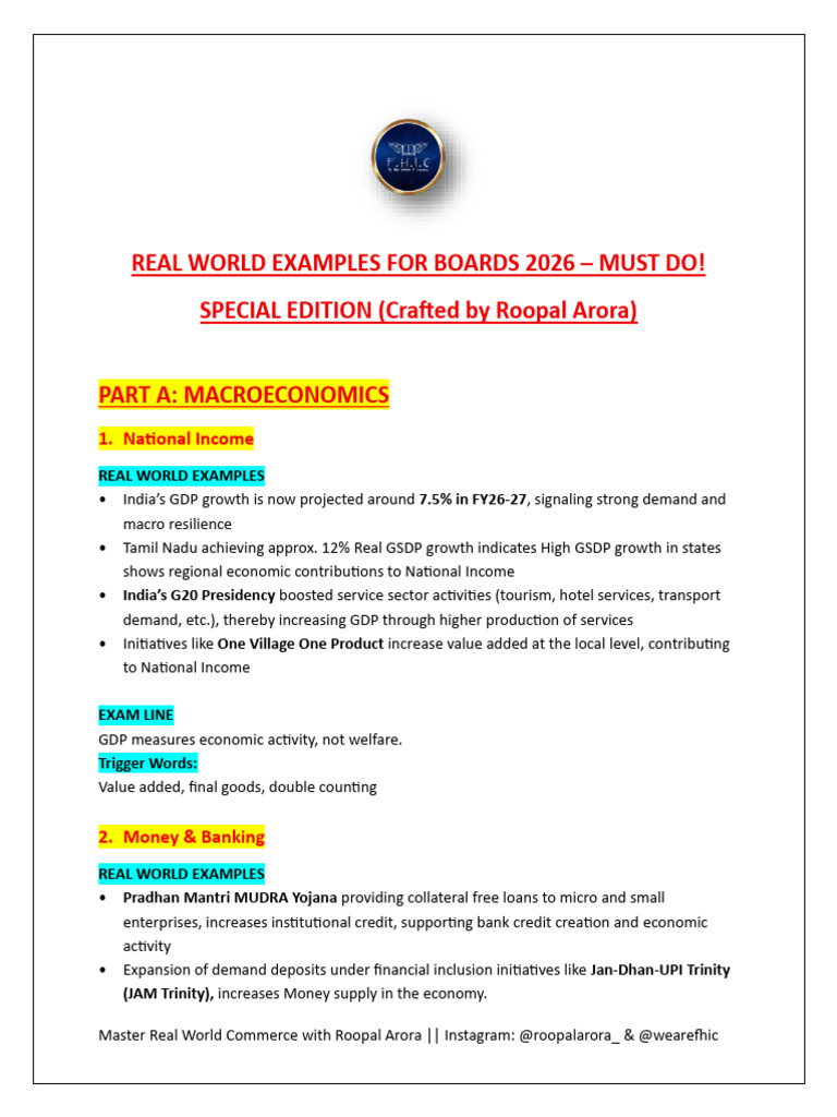 Real Life Examples - Must Do | PDF | Elasticity (Economics) | Demand