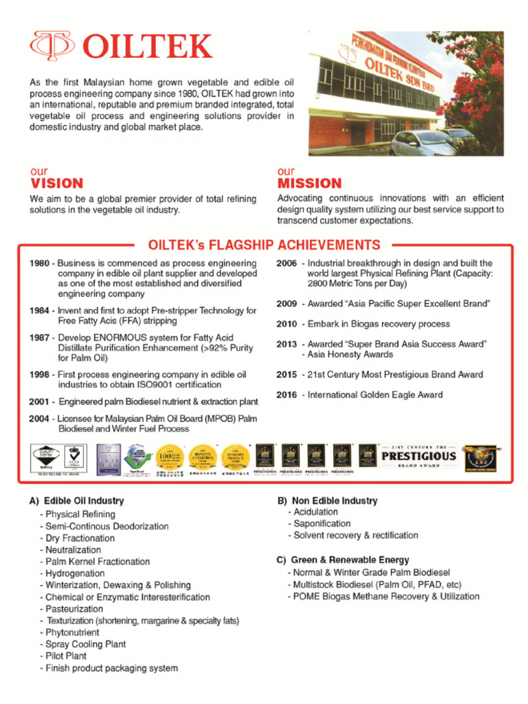 Oiltek Profile | PDF