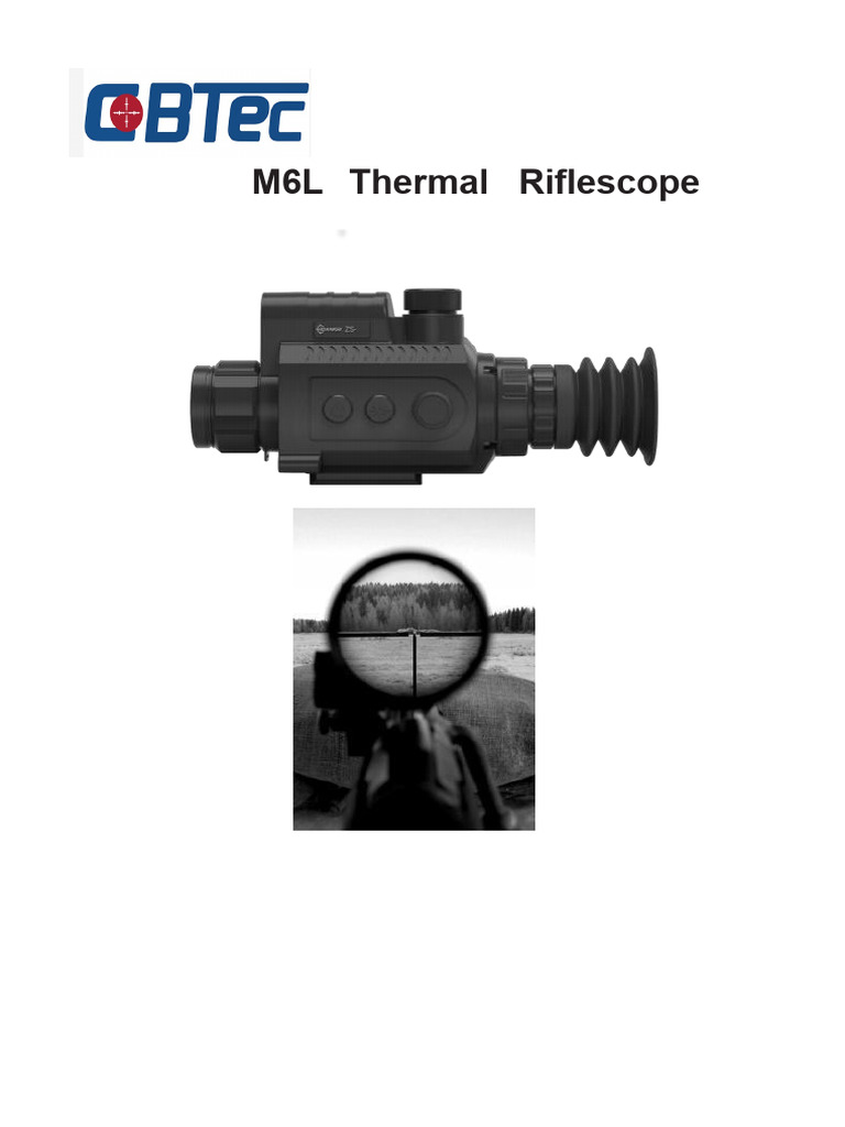 COBTEC M6L Thermal Riflescope | PDF | Telescopic Sight | Chess Theory